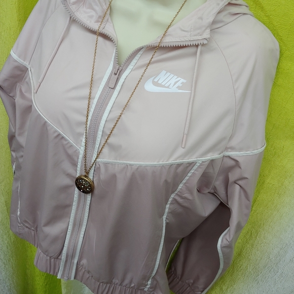 Nike | Jackets & Coats | Nwt Nike Pastel Rose Pink Mauve Windbreaker ...